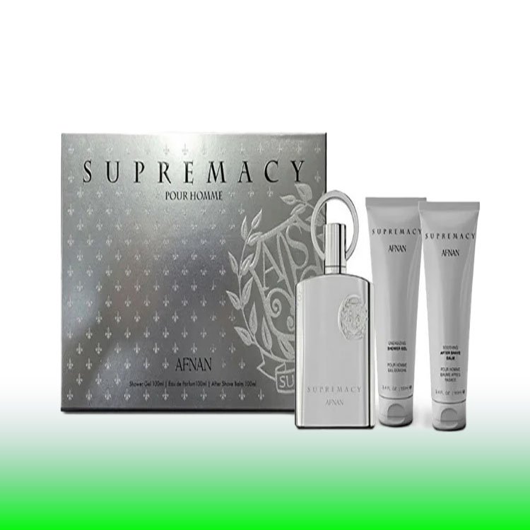 Afnan Supremacy Silver Gift Set for Men | Bella donna Store